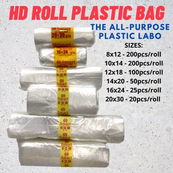 HD Roll All-Purpose Packing/ Plastic Roll Bag/ Plastic Labo | Lazada PH