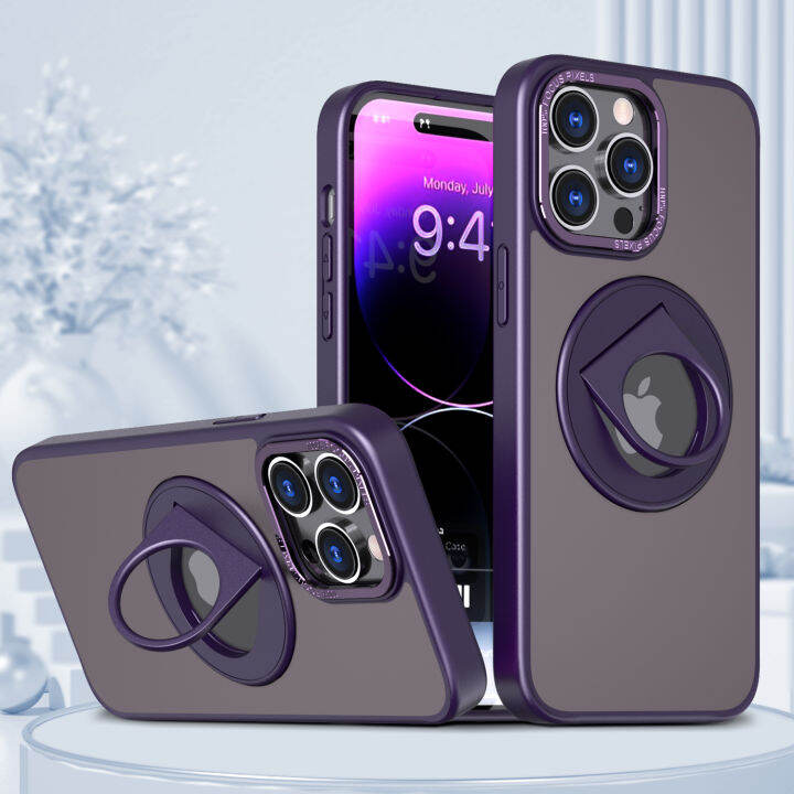 เคสโทรศัพท์แม่เหล็กมีห่วงยึดแบบพกพาสำหรับ Samsung Galaxy S23อัลตร้า S23