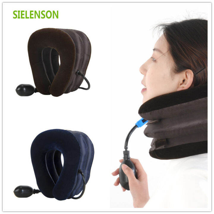 Neck Tractor Inflatable Cervical Vertebra Traction Soft Travel Neck ...