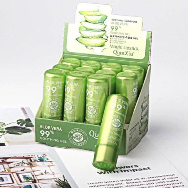 Cubeflex Moisturizing dry lips therapy Aloe Vera Color Changing Lip ...