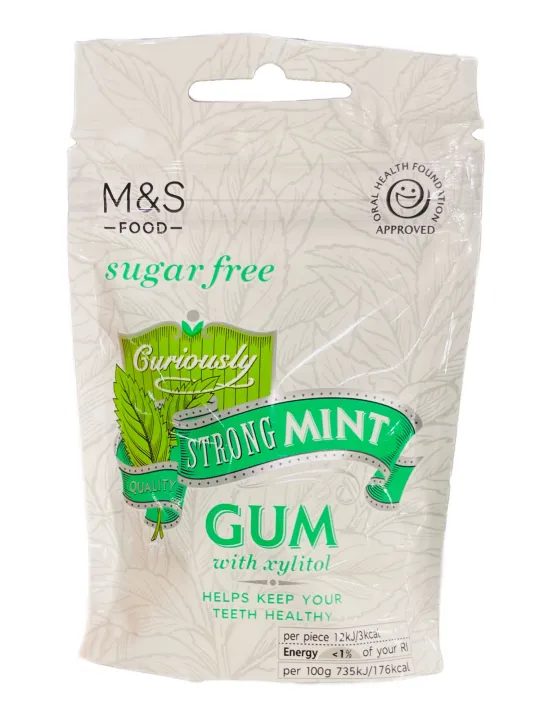 M&S Sugar Free Strong Mint Gum 27G | Lazada PH