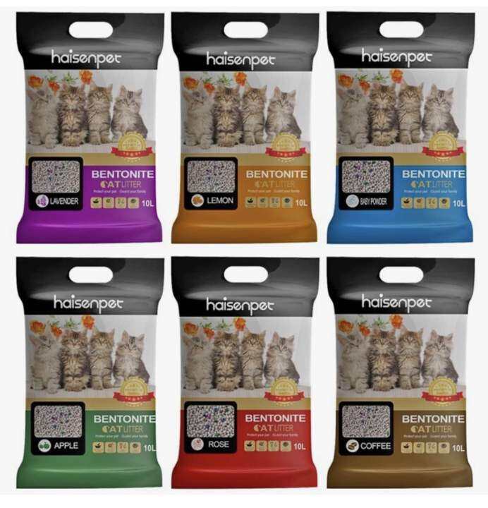 พร้อมส่งจากโกดังจ้า🔥ทรายแมว Haisen Pet (ไฮเซน เพ็ท) 10L/1L(แบบแบ่งขาย ...