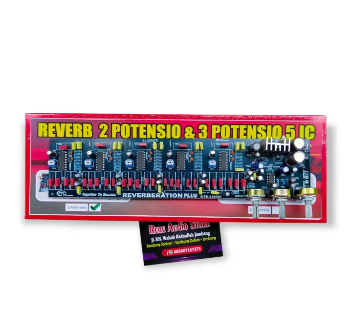 Digital ECHO Reverb Reverberation 5 IC PT2399 Original komponen super ...