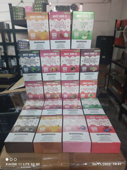 Wiff Bar S2 up to 7000 Puffs Disposable Pod Legit 7k | Lazada PH