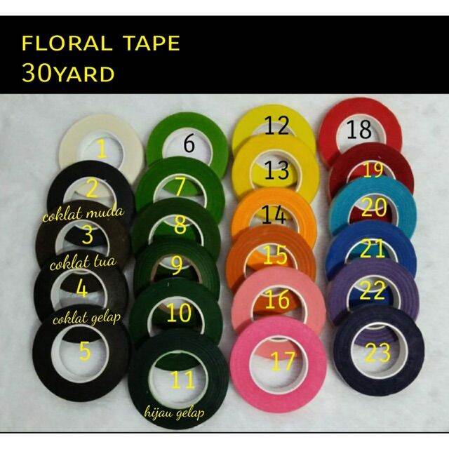 solatip untuk daun / floral tape | Lazada Indonesia