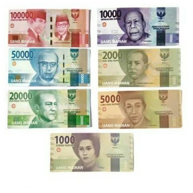 1 PCK MAINAN DUIT DUITAN LEMBAR MIRIP ASLI ISI 100 LEMBAR | Lazada ...