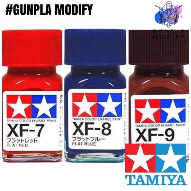 TAMIYA XF7 XF8 XF9 สีสูตรน้ำมัน ชนิดสีด้าน Enamel 10 ml | Lazada.co.th