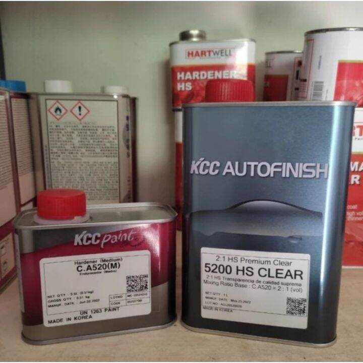 CLEAR COAT KCC PREMIUM 5200 1.L HARDENER MADIUM 0.5L | Lazada Indonesia
