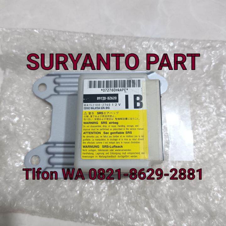 Modul Airbag 89170-BZ620 Toyota Grand New Avanza/Great Xenia Original ...