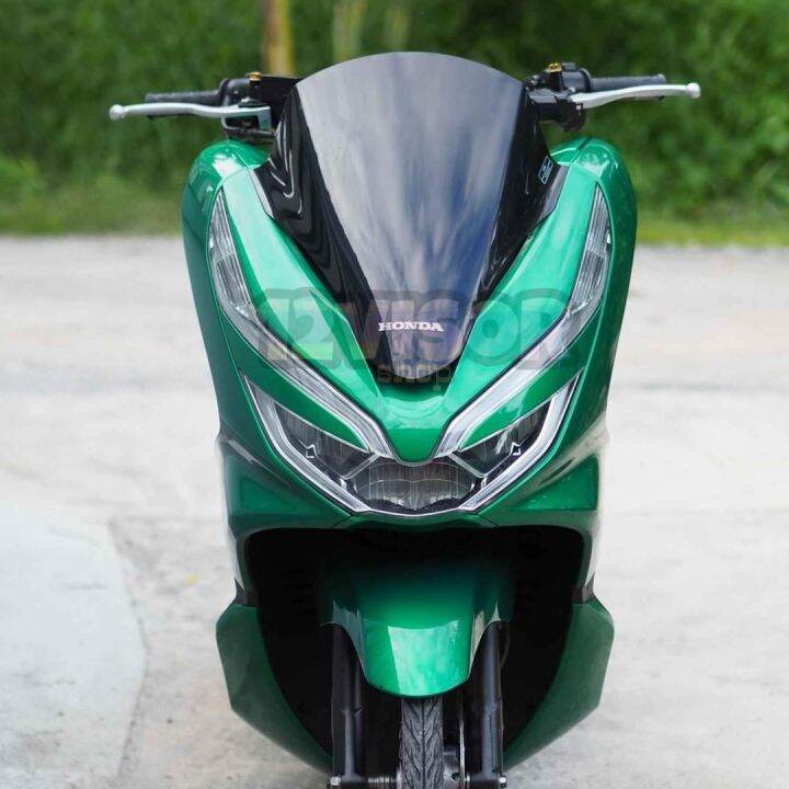 Windshield PCX 150 lokal model Thailand tanpa lubang plat . Visor PCX ...