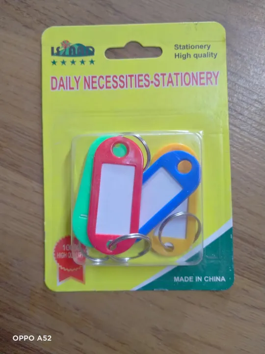 Dm island 4pcs name tage key rings | Lazada PH