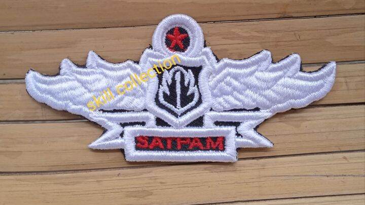 WING PUTIH, atribut security, atribut satpam, logo bordir | Lazada ...