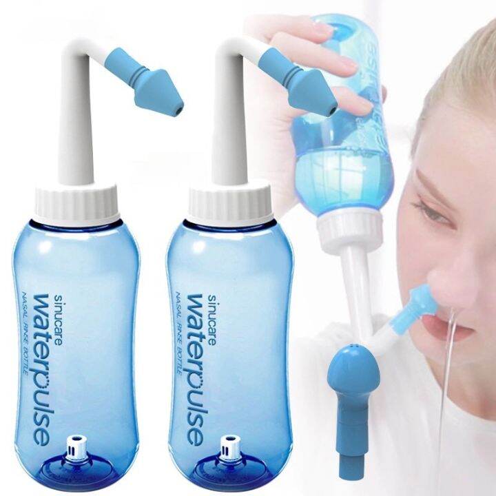 Wash Nasal Bottle 300ml Nasal Irrigation Sinus Rinse with Nasal Wash ...