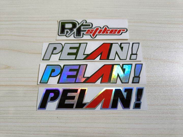 Stiker pelan cutting sticker motor pelan viral | Lazada Indonesia