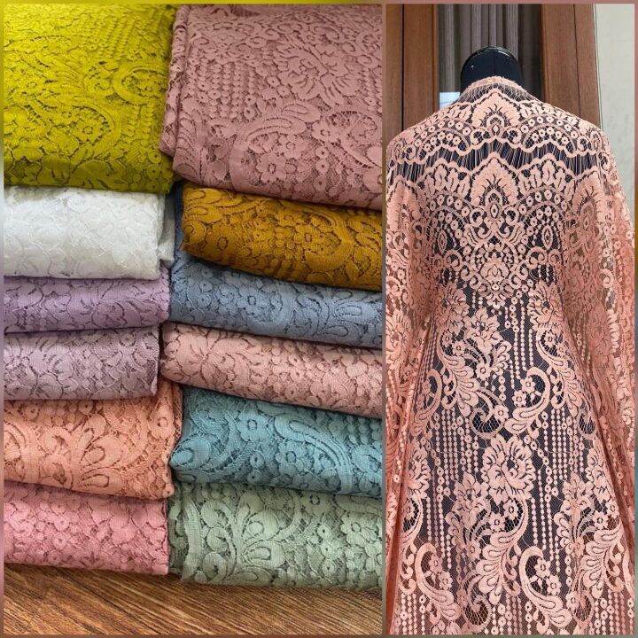 Kain/Bahan Brokat Semi Francis | Lazada Indonesia