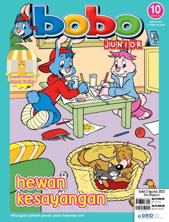Majalah anak BOBO JUNIOR No. 10 eds Agust 2022 | Lazada Indonesia