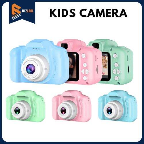 BIZLAB Kids Camera Mini Digital Selfie & Video Camera Toy HD Smart ...