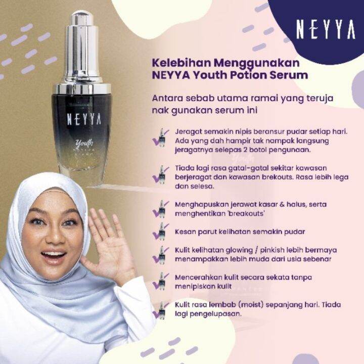 [ORIGINAL] SERUM NEYYA HALAL FREE ALKOHOL LULUS.KKM HARGA PALING MURAH ...