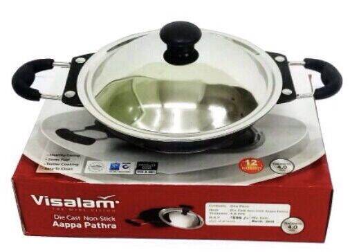 Visalam Die Cast Non-Stick Appa Chatty/Aappa Pathra (Kuali Apam) | Lazada