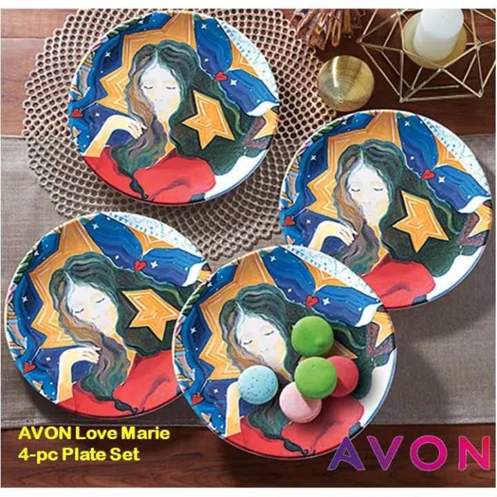 Love Marie 4-pc Plate Set by Heart Evangelista | Lazada PH
