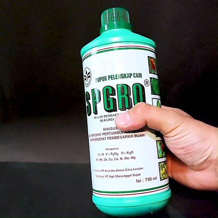 PUPUK PELENGKAP CAIR - SP GRO SUPERGRO - 750ML - SRI REJEKI pupuk daun ...