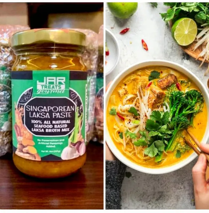 Laksa Paste by Jar Treats (100% All Natural Ingredients) Singaporean ...