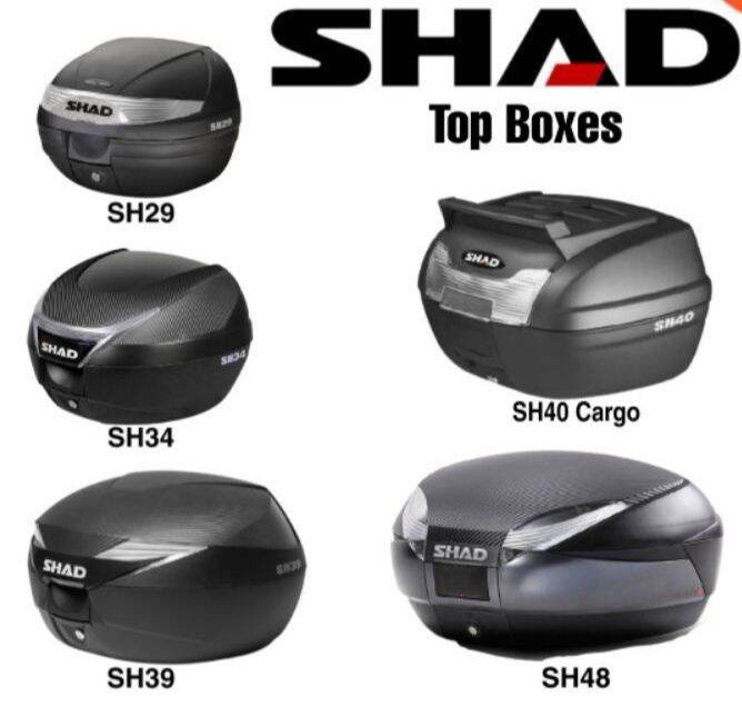 SHAD Top Boxes 29L to 48L | Lazada PH
