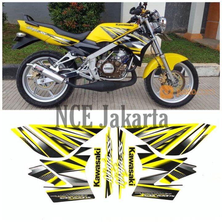 LIS STIKER STRIPING NINJA SS KUNING 2014 LENGKAP | Lazada Indonesia