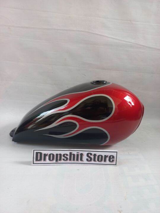 Tangki Cat Teardrop Japstyle Chopper Bobber Custom Sporter tetesan air ...