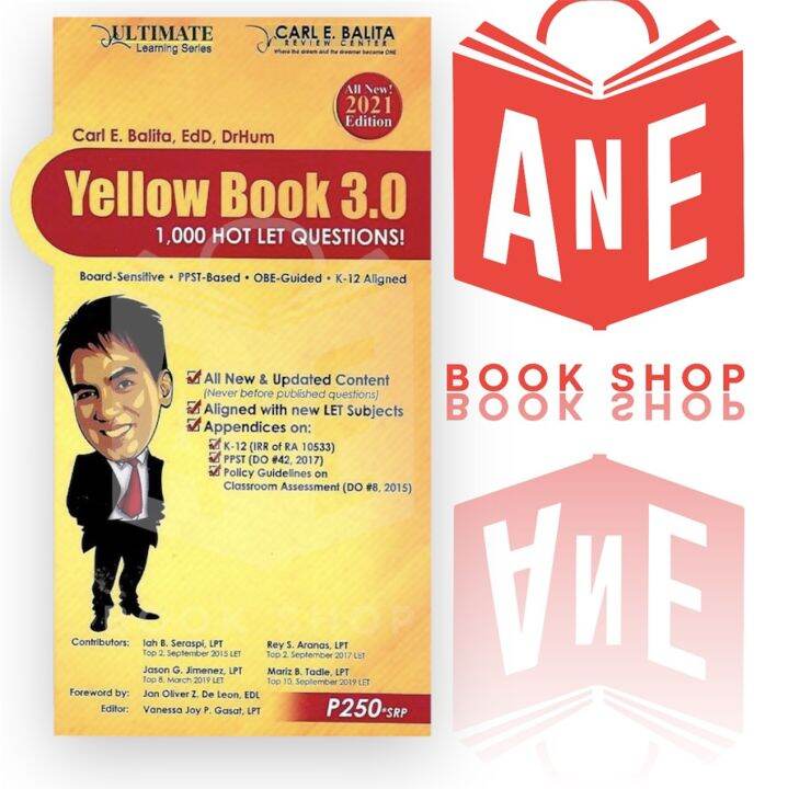 AUTHENTIC CBRC Yellow Book 3.0 For Licensure Examination for Teachers ...