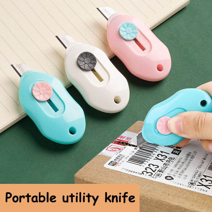 Cute Art Knife Mini Utility Knife Craft Wrap Box Paper Envelope Cutter ...
