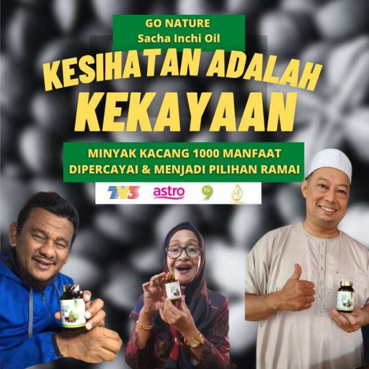 Sacha Inchi Oil - Go Nature By Ustaz Hanafiah Malek | Lazada