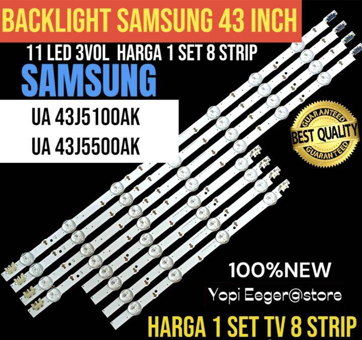 BACKLIGHT TV LCD LED SAMSUNG 43 INCH UA 43J5100AK UA 43J5500AK BACKLIGHT TV 43 INCH | Lazada ...