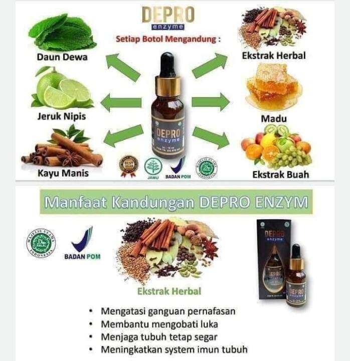COD - DEPRO ENZYME OBAT TETES UNTUK KESEHATAN - depro enzyme obat tetes ...