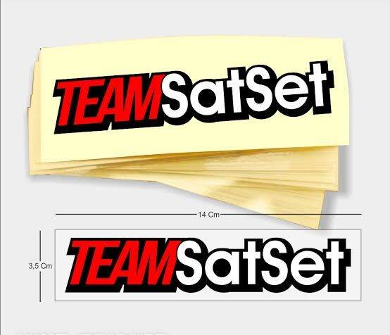 Stiker cutting logo team satset | Lazada Indonesia