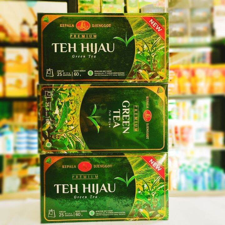 Green Tea | Teh hijau premium cap kepala Jenggot | Lazada Indonesia