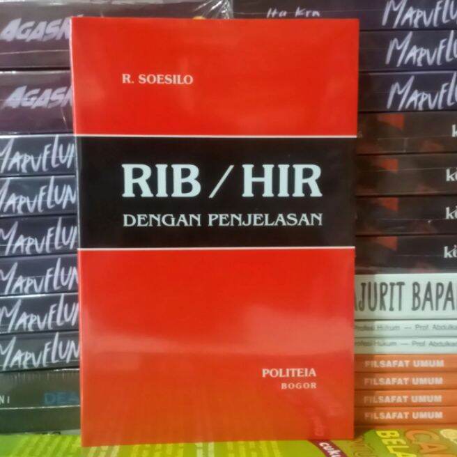 Buku RIB/HIR DENGAN PENJELASAN by R.Soesilo | Lazada Indonesia