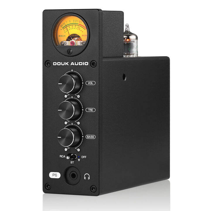 Douk Audio P6 Bluetooth Vacuum Tube Preamp Stereo Audio Amplifier ...