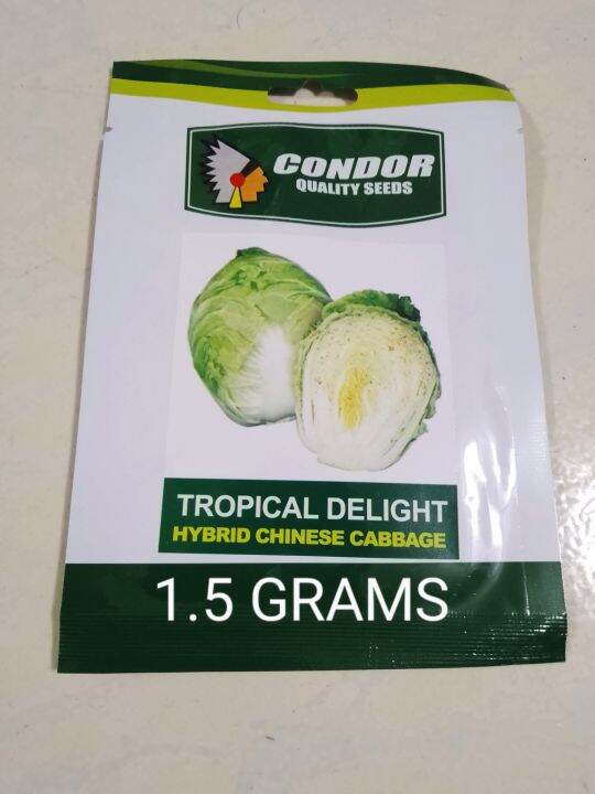 TROPICAL DELIGHT HYBRID CHINESE CABBAGE(1.5 GRAMS)BY CONDOR SEEDS ...