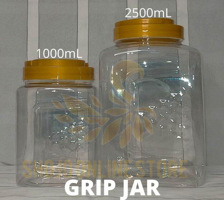 Square Plastic/ Grip Jar 2500mL | Lazada PH