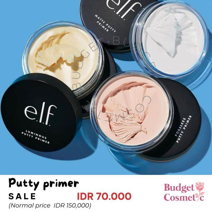 primer ELF PORELESS MATTE LUMINOUS ACNE PUTTY PRIMER UNIVERSAL SHEER ...