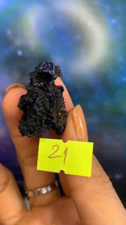 Viên đá khoáng vật Azurite Machalite MAgic tự nhiên năng lượng Vũ trụ ...