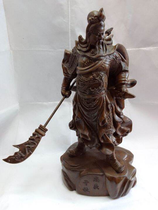 LARGE Wood Kuan Kong Qai Shen Guan Gong Cai Shen Guan Yu Qai Shen Guan ...