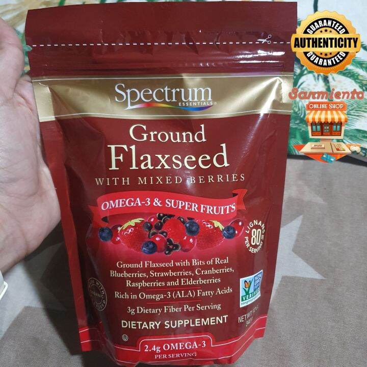 Spectrum Ground Flaxseed with Mixed Berries 340g | Lazada PH
