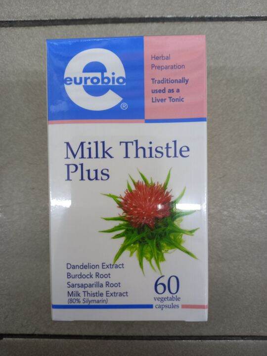 EUROBIO MILK THISTLE PLUS 60 CAPSULES (EXPIRY 01/26) #liver Tonic# | Lazada
