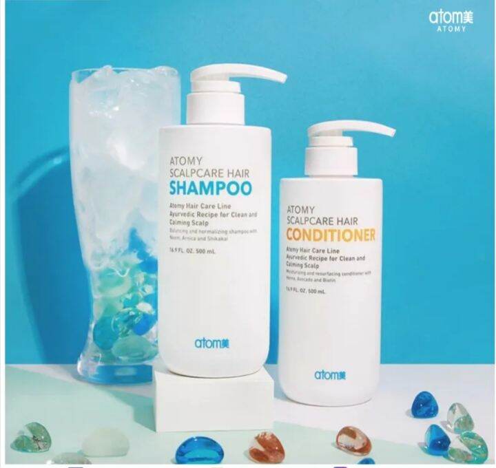 Scalp Care Hair Shampoo And Conditioner Atomy แชมพูบำรุงหนังศรีษะ ...