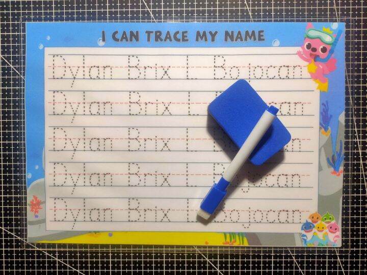 Educational Laminated Tracing Name | Lazada PH