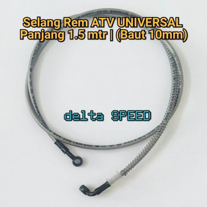 Selang Rem ATV 1.5 Mtr - Baut 10mm - Slang Rem 1.5 Meter | Lazada Indonesia