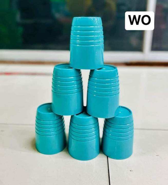 Plastic glass baso 6pcs. set | Lazada PH