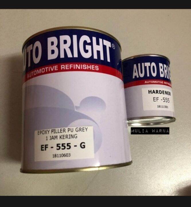 Epoxy Epoksi Filler PU Auto Bright Dasaran Abu-abu Epoksi E Poksi 1 kg ...